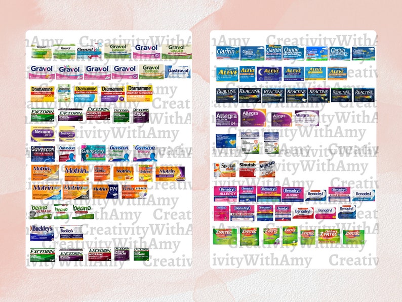 Pharmacy Pill Box Labels Pill Labels Pill Box Pill - Etsy