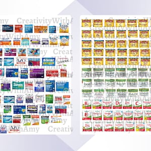 Pill Box, Pill Organizer, Pill Case Labels, Pharmacy Pill Organizer ...