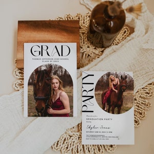 Senior Graduation Invitation, Graduation Announcement 2024, Graduation ...