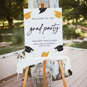 Modern Grad Sign, Graduation Decorations 2025, Grad Sign, Graduation ...