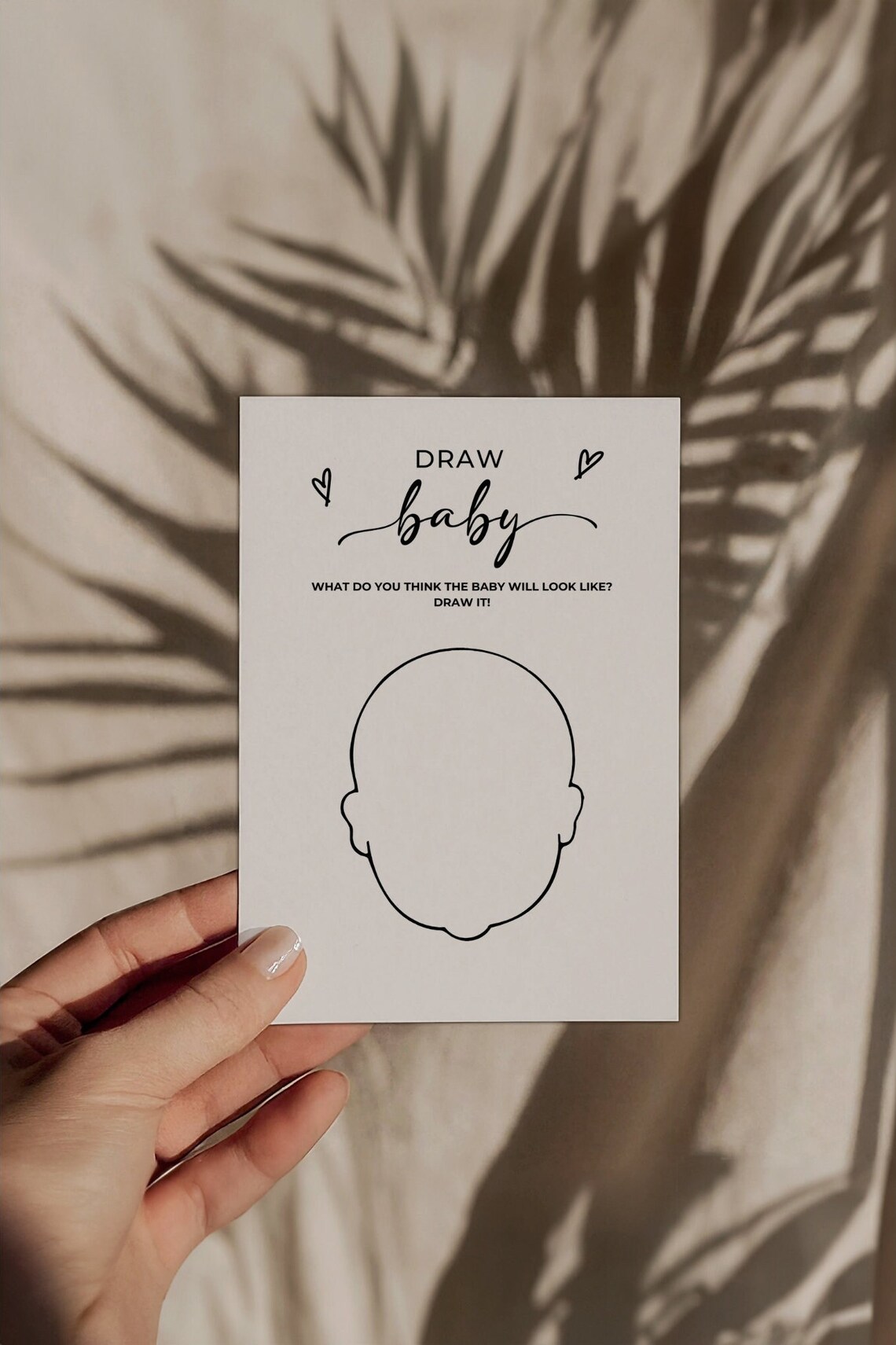 Draw Baby Party Games, Baby Shower Party Game, Baby Shower Activity ...