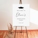Minimal Graduation Welcome Sign, Grad Party Decor, Grad Party ...