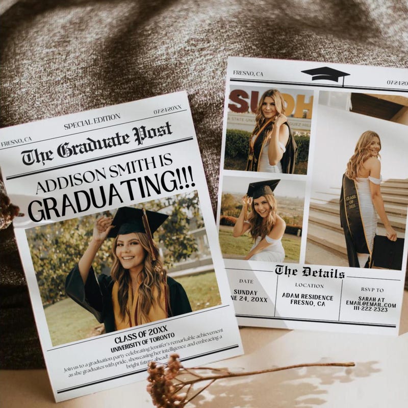 Graduation Invitations 2025 - Etsy