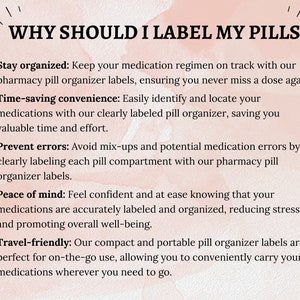 Pharmacy Pill Box Labels, Pill Labels, Pill Box, Pill Organizer, Pill ...