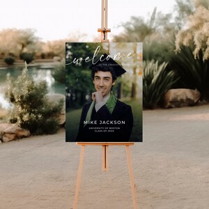 College Graduation Sign, Graduation Banner, Grad Party Sign, Graduation ...