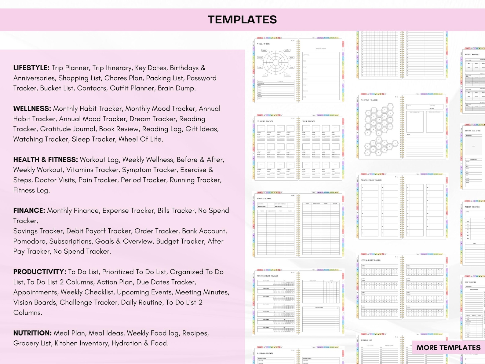 ULTIMATE 2026 Digital Planner, 2026 and Undated Digital Planner Bundle ...