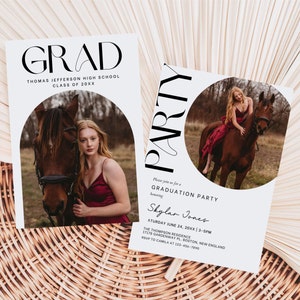 Senior Graduation Invitation, Graduation Announcement 2024, Graduation ...