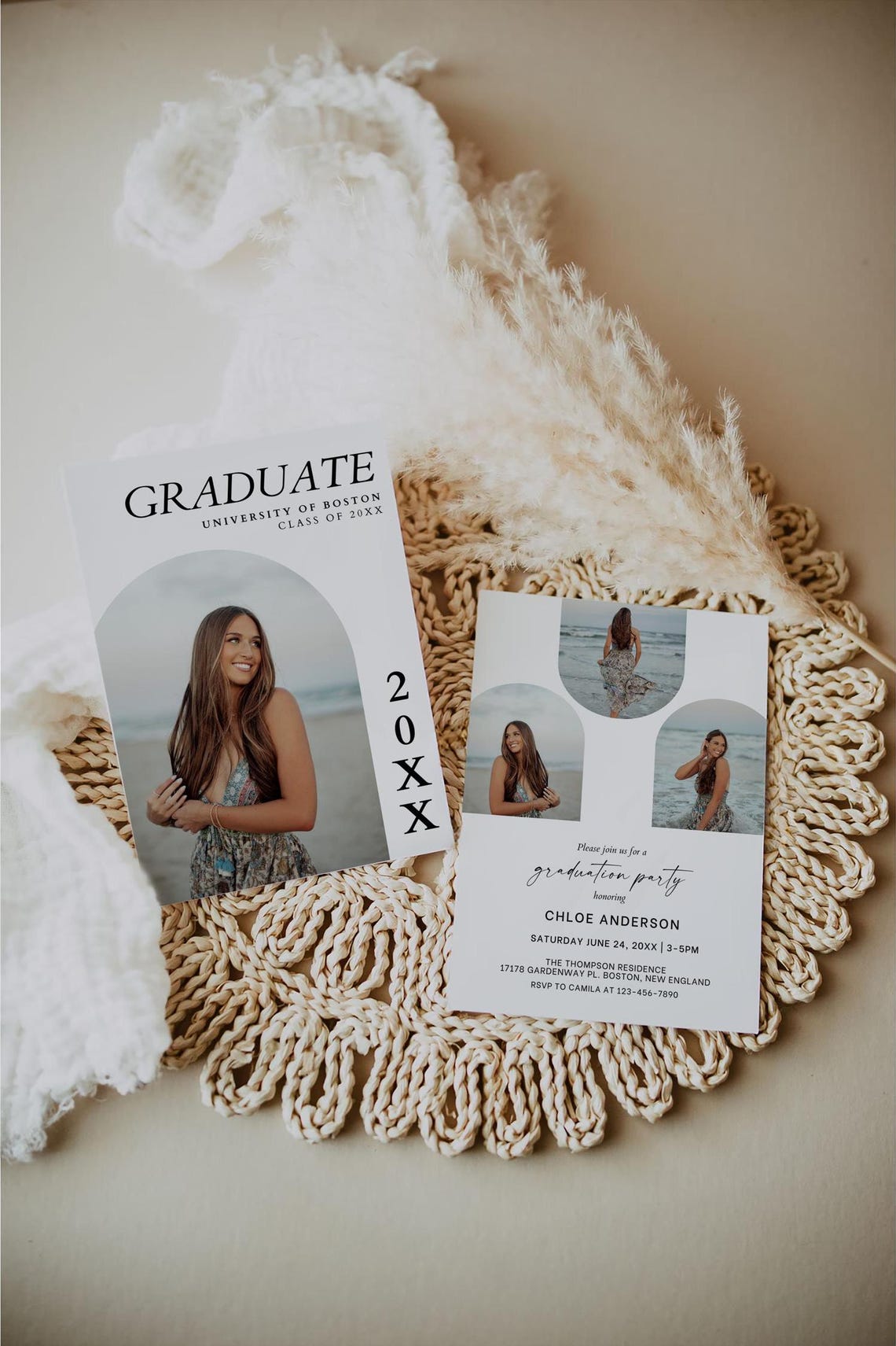 Senior Graduation, Graduation Announcement, Grad Party Invite ...