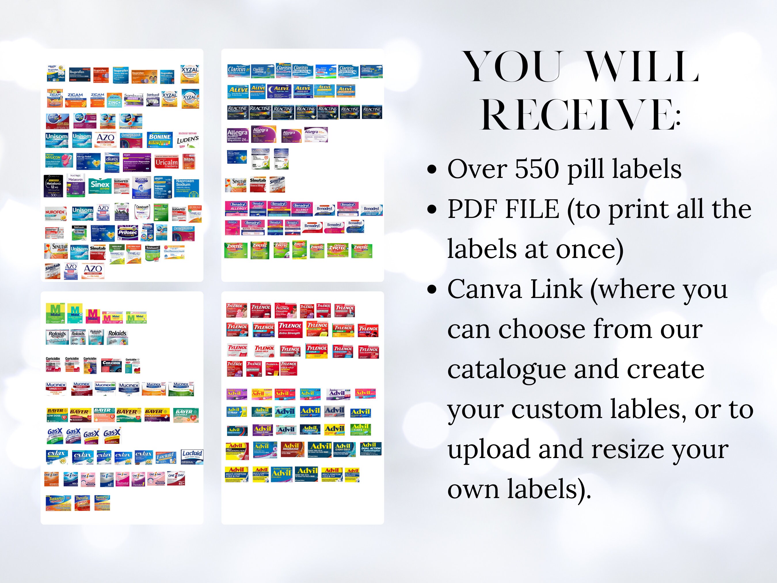 Pocket Pharmacy Pill Labels Pill Stickers Pharmacy Pill - Etsy