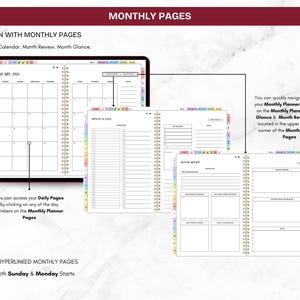 2026 Premium Digital Planner, Undated Ultimate Digital Planner, Yearly ...