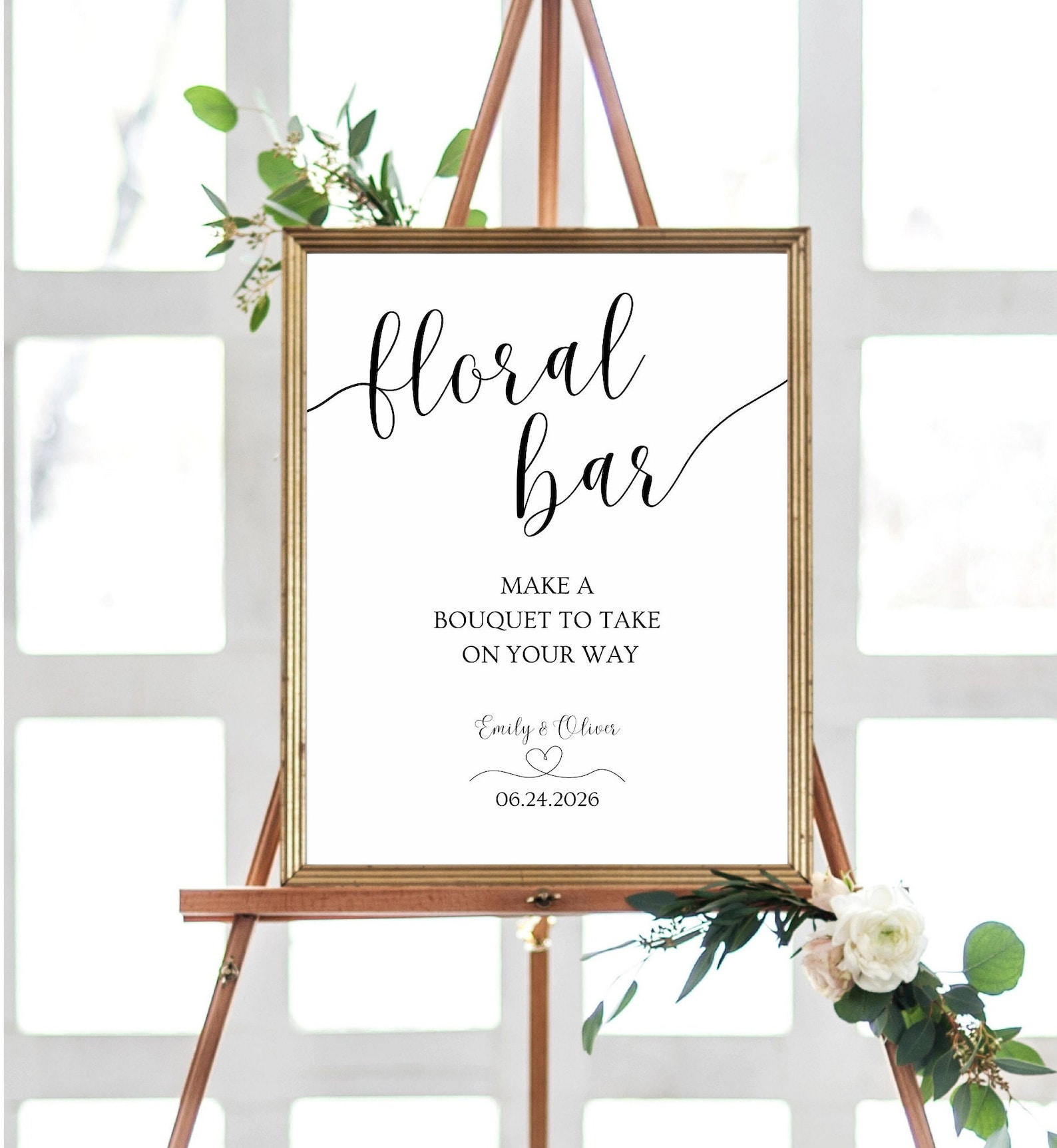 Flower Bar Sign Bloom Bar Sign Minimalist Modern Build Your - Etsy