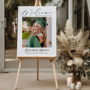 Minimal Grad Sign, Graduation Sign, Graduation Banner, Grad Party ...