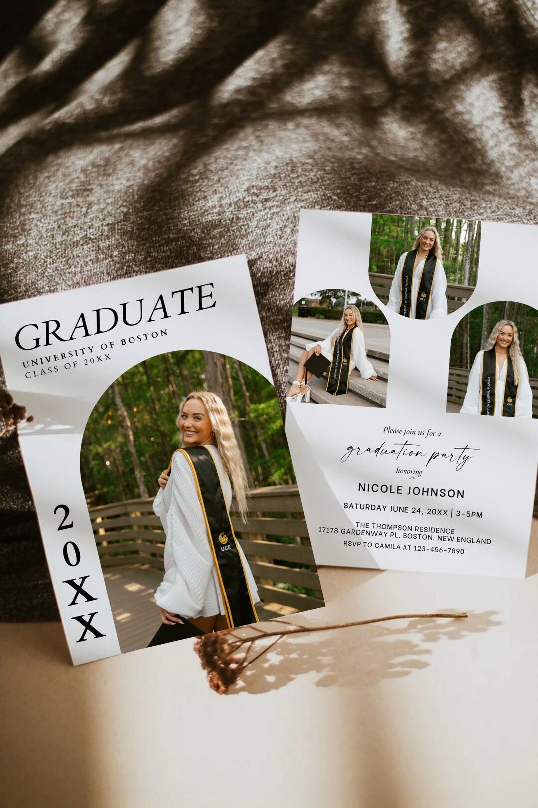 College Graduation, Grad Party Invite 2025, Graduation Decorations ...