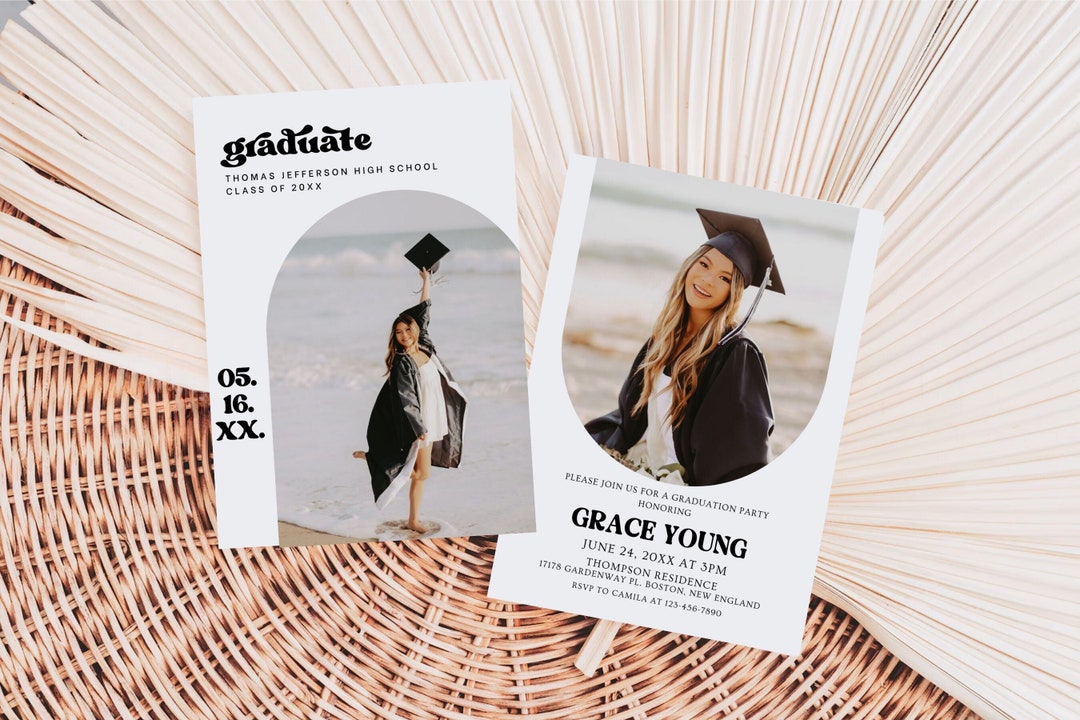 Graduation Card, Graduation Invitation, College Graduation, Graduation ...