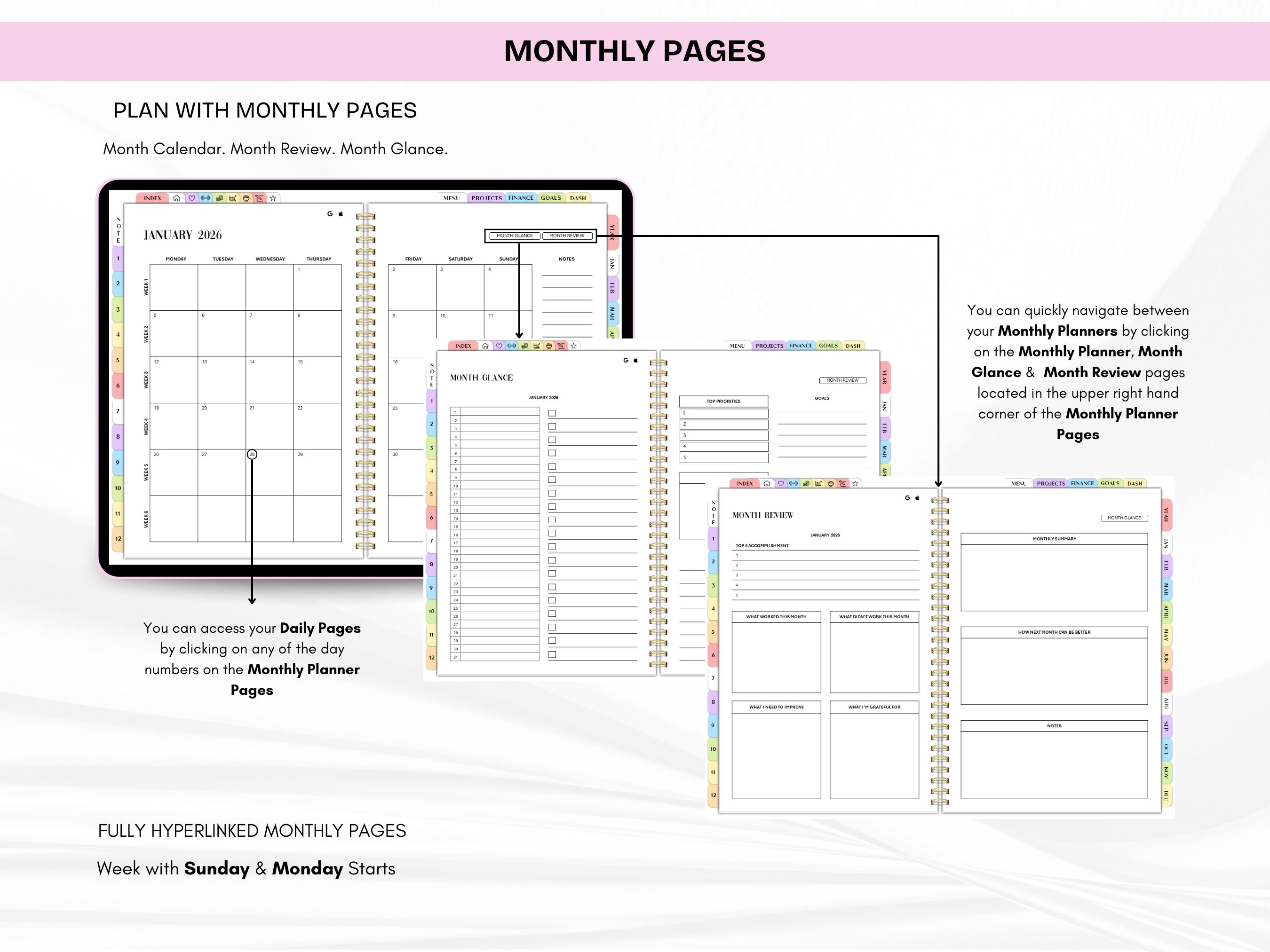 ULTIMATE 2026 Digital Planner, 2026 and Undated Digital Planner Bundle ...