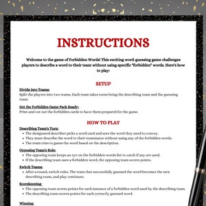 Forbidden Words, St Patricks Taboo Game, St Patricks Game, Saint ...