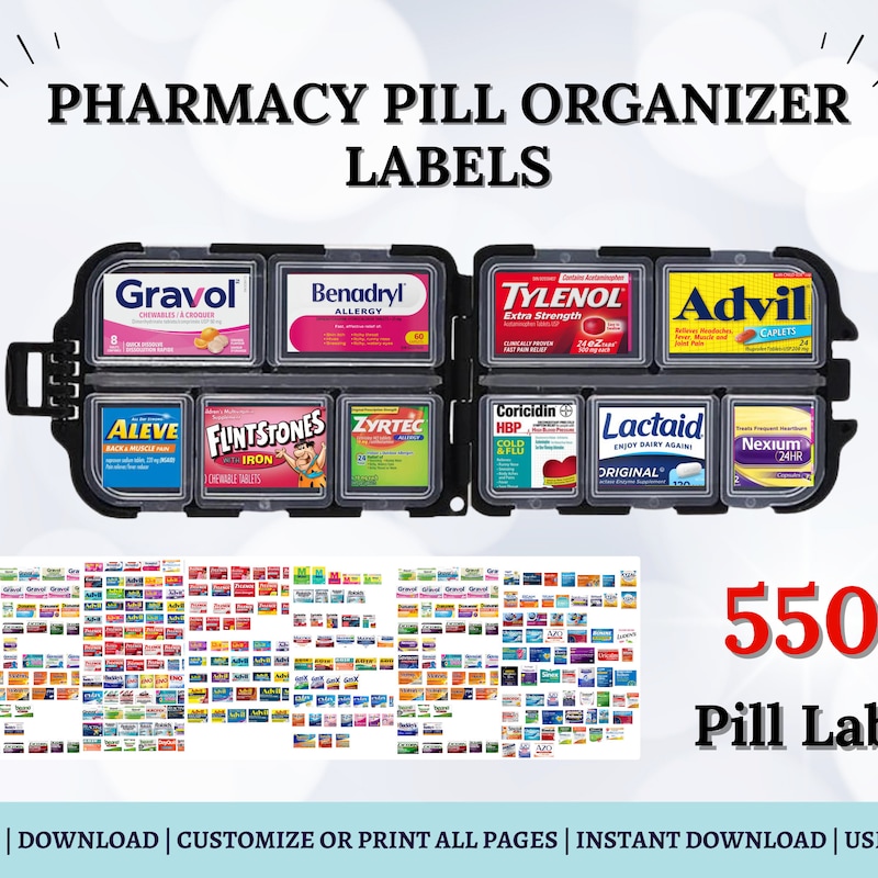 Pill Box - Etsy