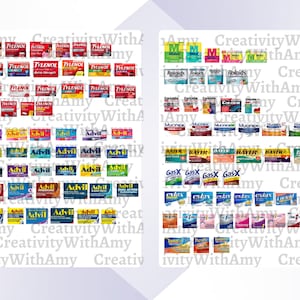 Pill Box, Pill Organizer, Pill Case Labels, Pharmacy Pill Organizer ...