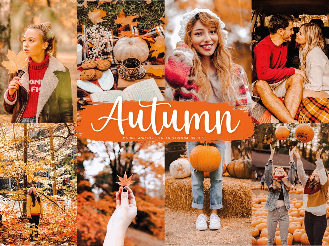 10 Autumn Lightroom Presets, Fall Presets Lightroom, Lightroom Mobile ...