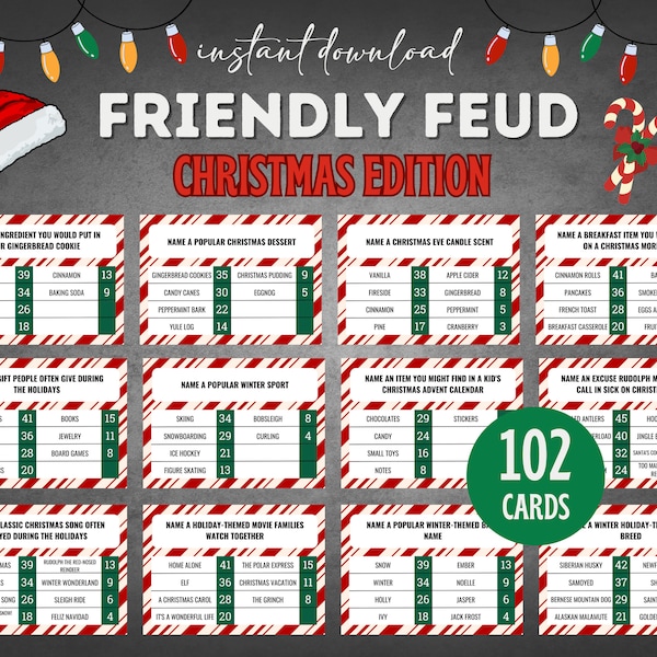 Christmas Family Feud - Etsy