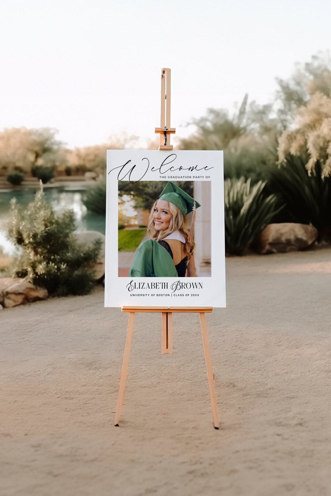 Minimal Grad Sign, Graduation Sign, Graduation Banner, Grad Party ...