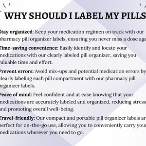 Pill Box, Pill Organizer, Pill Case Labels, Pharmacy Pill Organizer ...