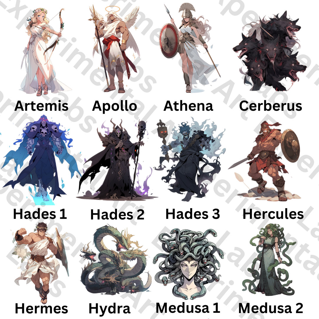 Greek Gods Clipart Magic Fantasy Clipart Png Transparent Background ...