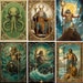 Fantasy Evil Magical Tarot Cards Depicting Mythical and Enchanted ...