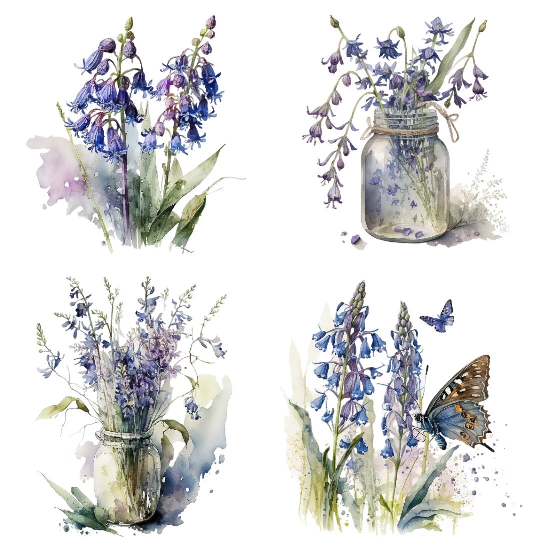 Bluebell Clipart Summer Spring Flowers Bluebell Png Transparent ...