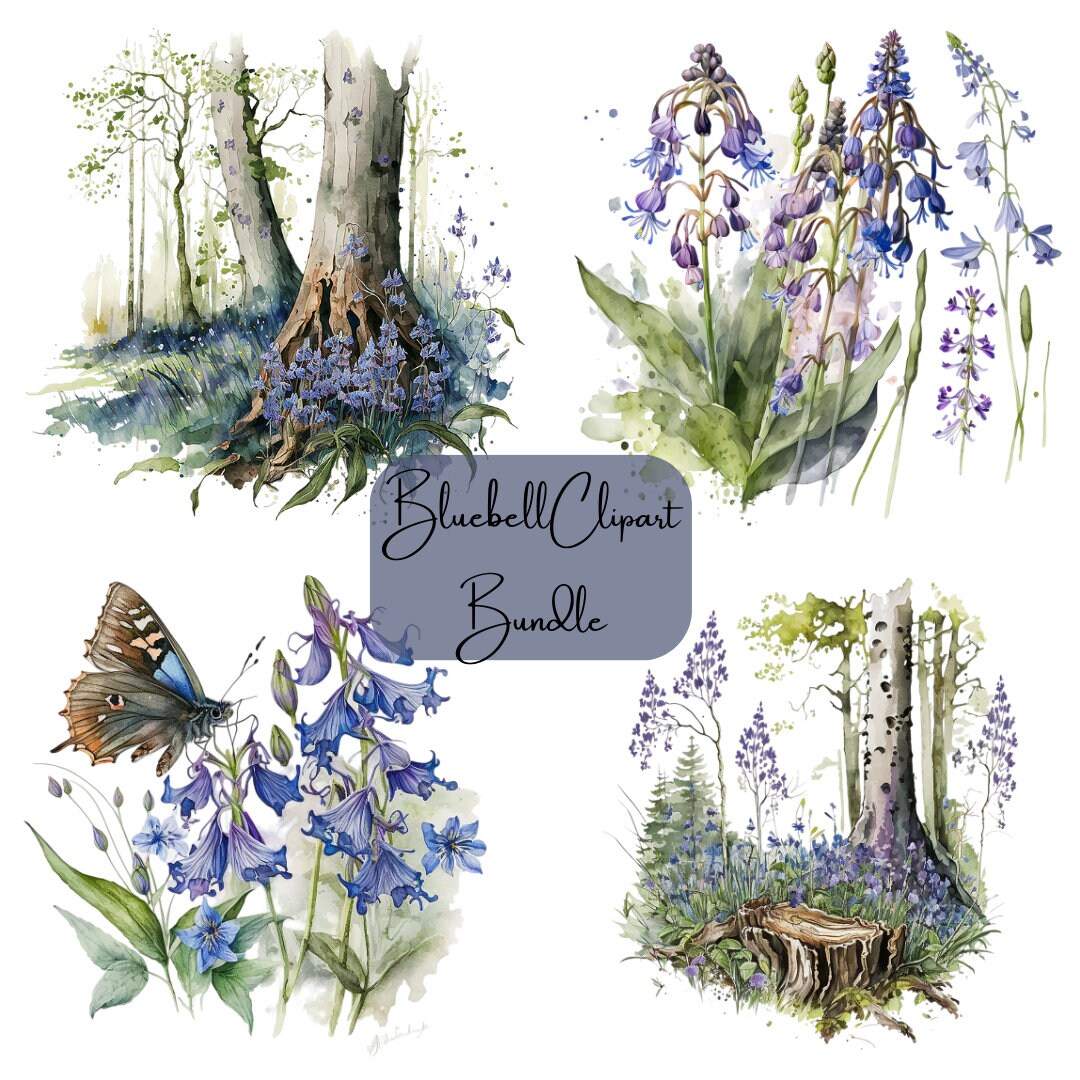 Bluebell Clipart Summer Spring Flowers Bluebell Png Transparent ...