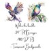 Birds Clipart Magical Fantasy Clipart Mythical Birds Clipart Garden ...