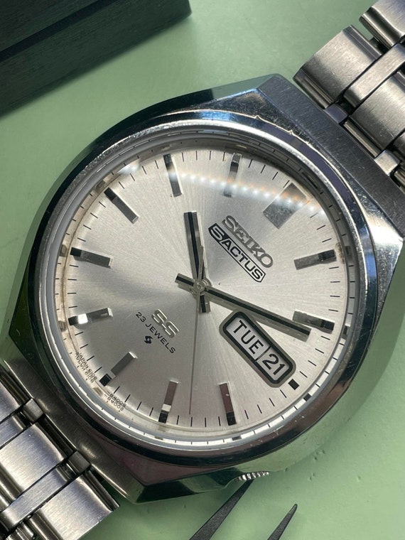 Genuine Vintage Seiko 5 automatic 6309a japan mens da… - Gem