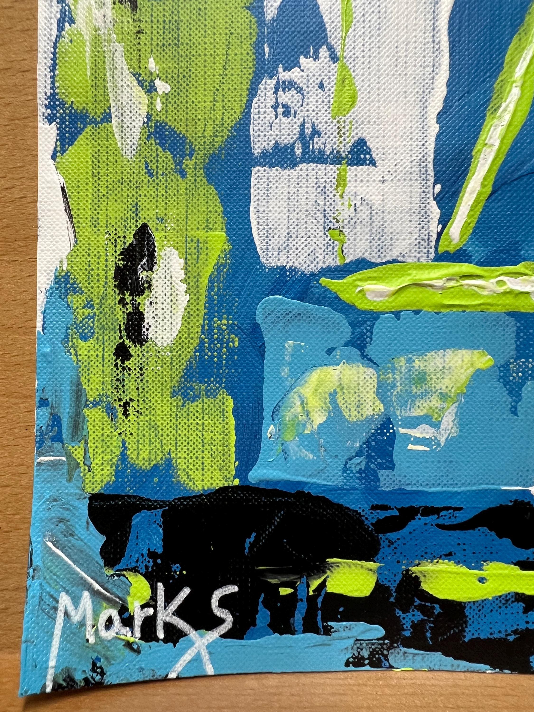 Acrylic Abstract Painting on Paper - Etsy