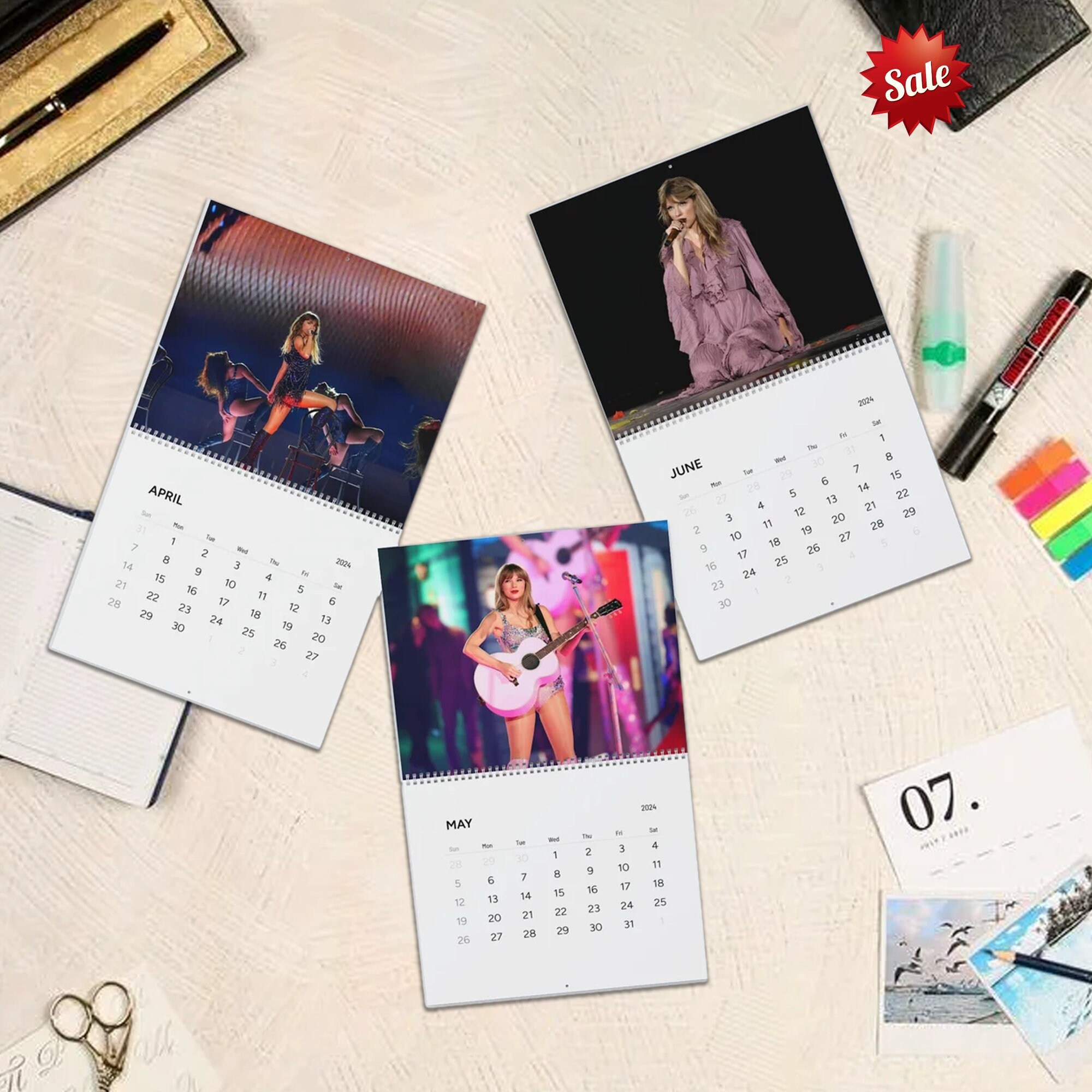 Taylor Eras Tour Calendar 2024, Custom Taylor Version Calendar sold by ...