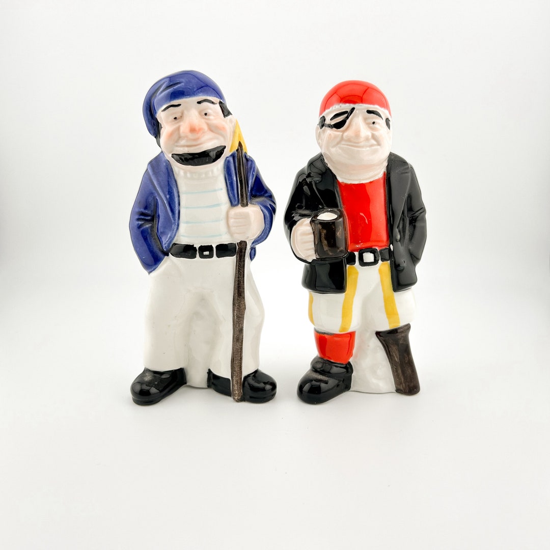 Vintage Pirate Salt and Pepper Shakers Josef Originals Pirates - Etsy