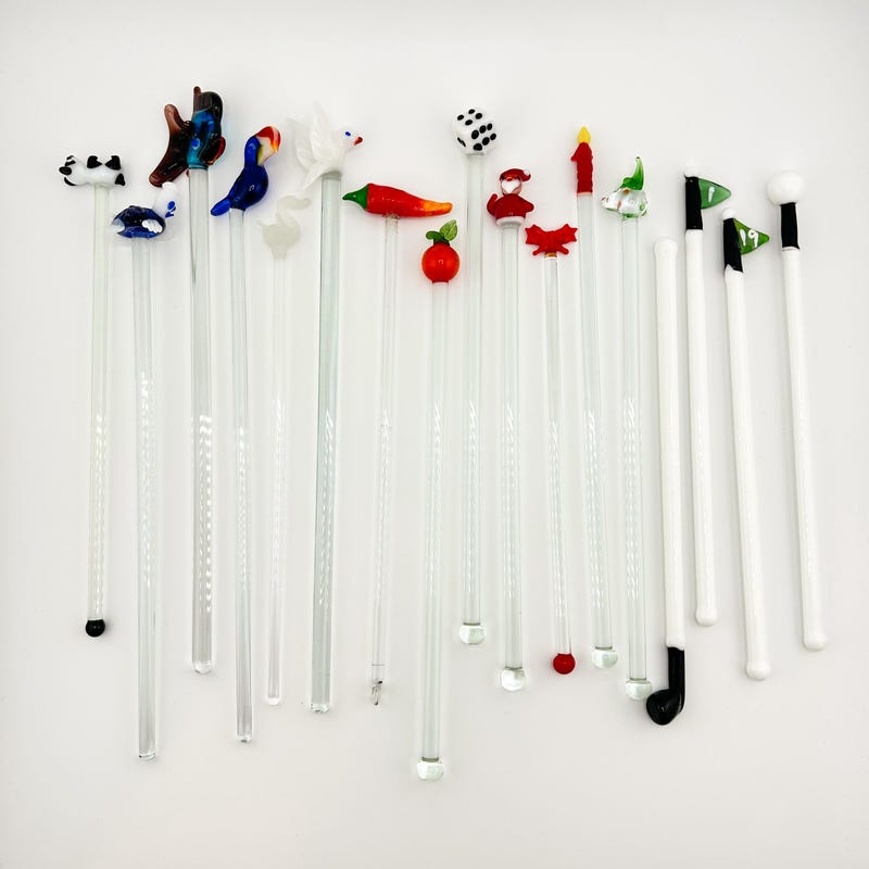 Glass Stir Sticks - Etsy