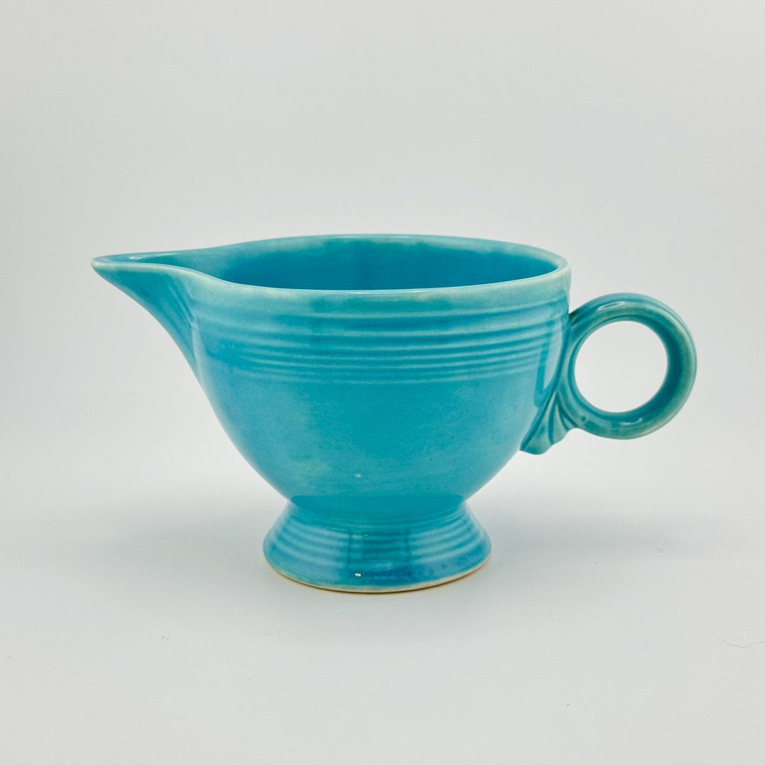 Fiesta Turquoise Creamer Homer Laughlin Fiestaware - Etsy