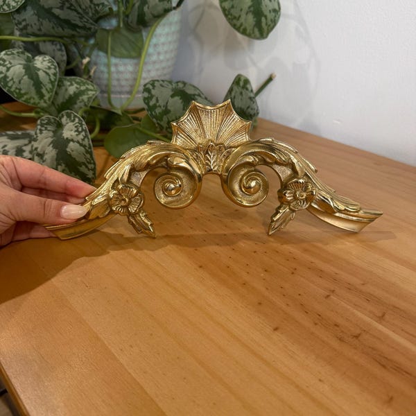 Antique Brass Pediments - Etsy