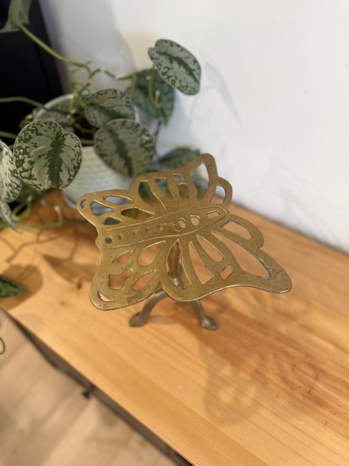 Vintage Butterfly Plant Stand - Etsy