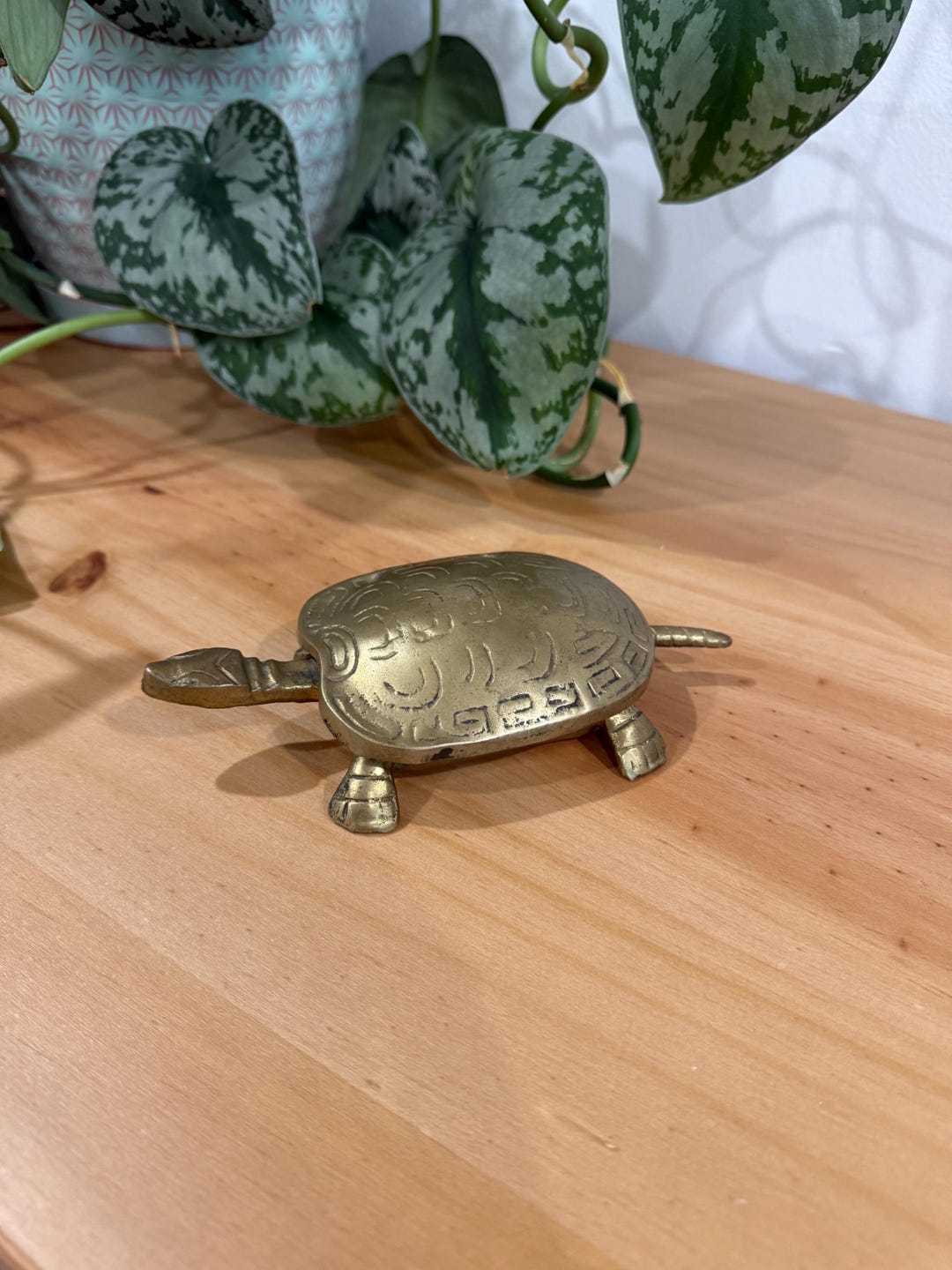 Brass Turtle Trinket Box - Etsy