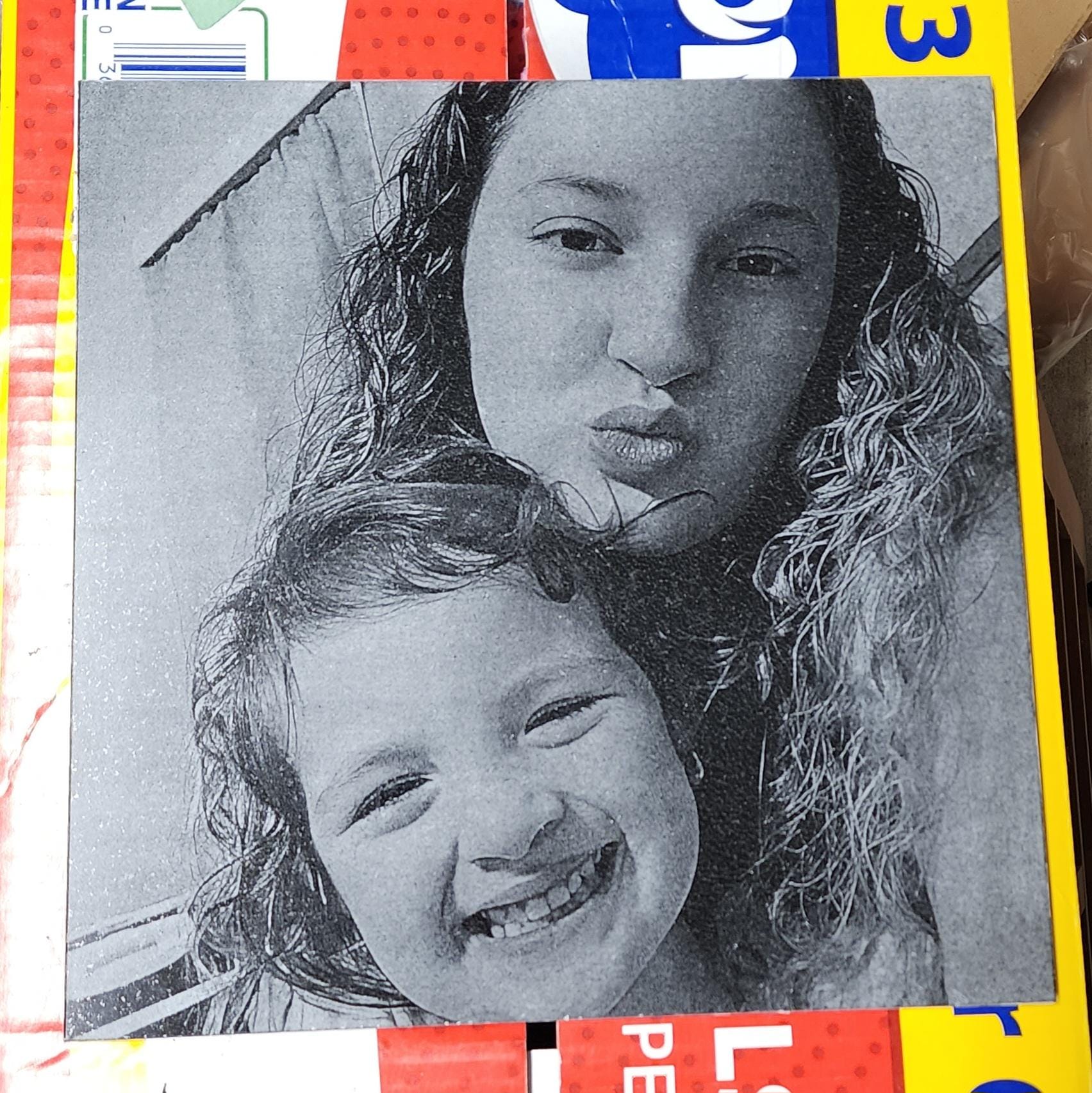 Laser Engraved Granite Photo Tiles, Custom Grave Marker Memorial Stone ...