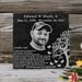 Laser Engraved Granite Photo Tiles, Custom Grave Marker Memorial Stone ...