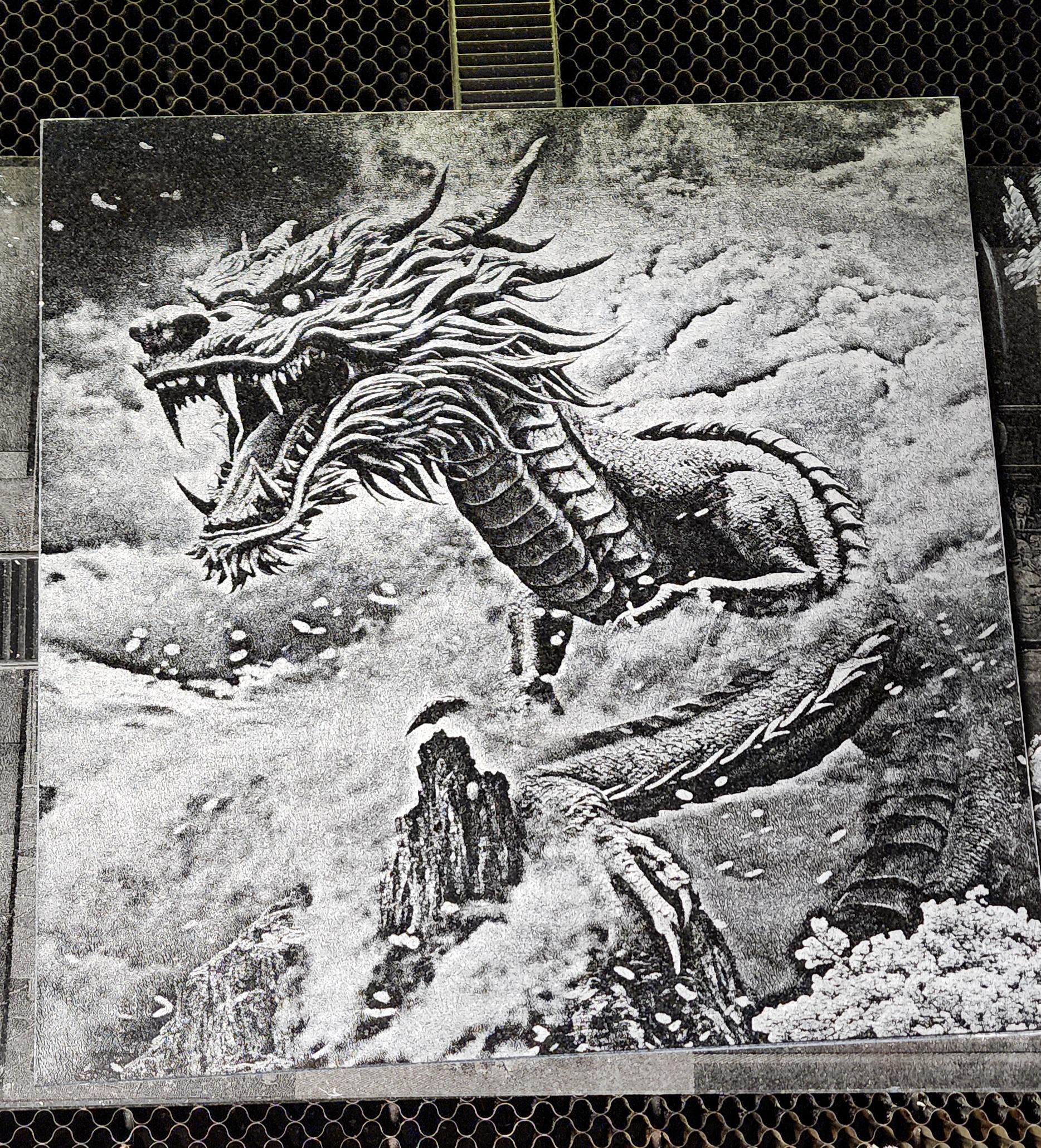 Laser Engraved Granite Photo Tiles, Custom Grave Marker Memorial Stone ...