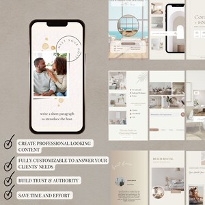 Airbnb Instagram Post Template for Short Term Rental Host Branding for ...