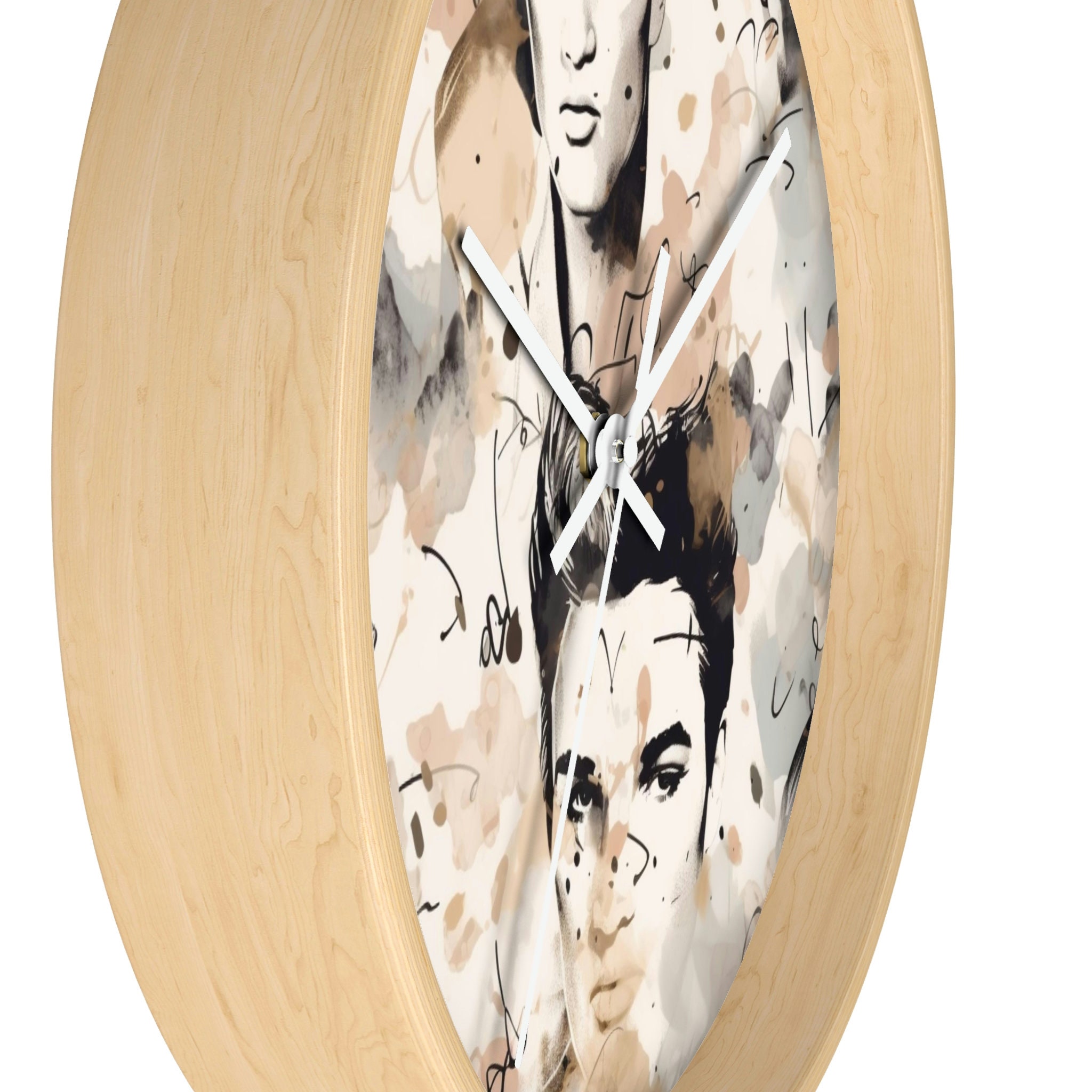 Elvis Presley Watercolor Portrait Wall Clock - Etsy