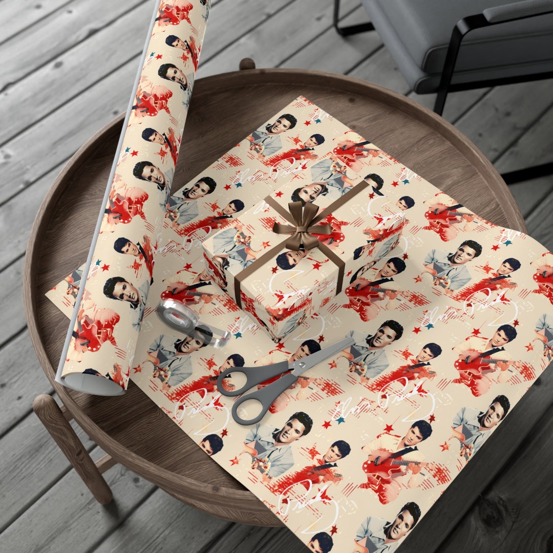Elvis Presley Gift Wrap Papers With Signature - Etsy