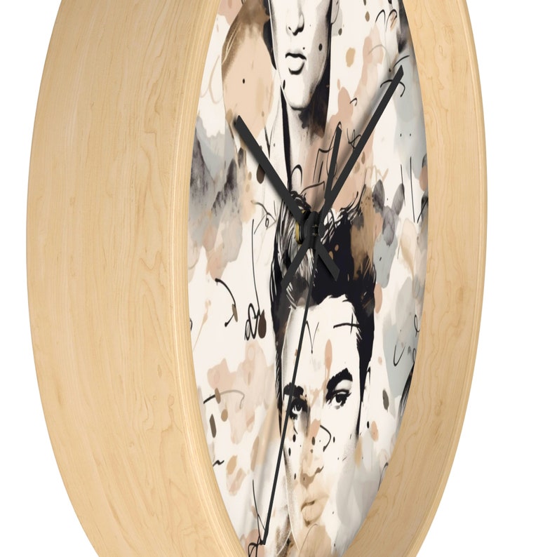 Elvis Presley Watercolor Portrait Wall Clock - Etsy