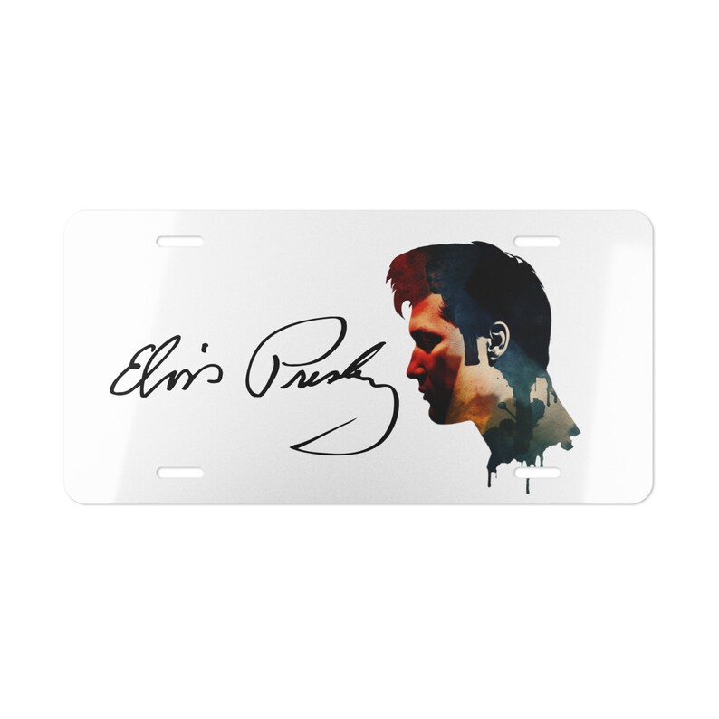 Elvis Presley Signature Vanity Plate - Etsy
