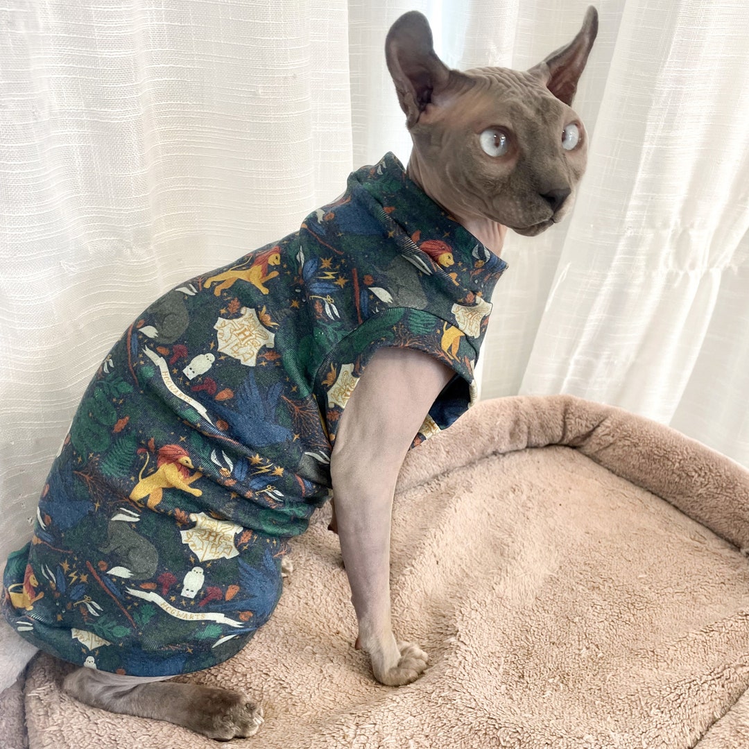 Sphynx Cat Shirt Sphynx Cat Clothes Hairless Cat Clothes Sphynx Cat ...