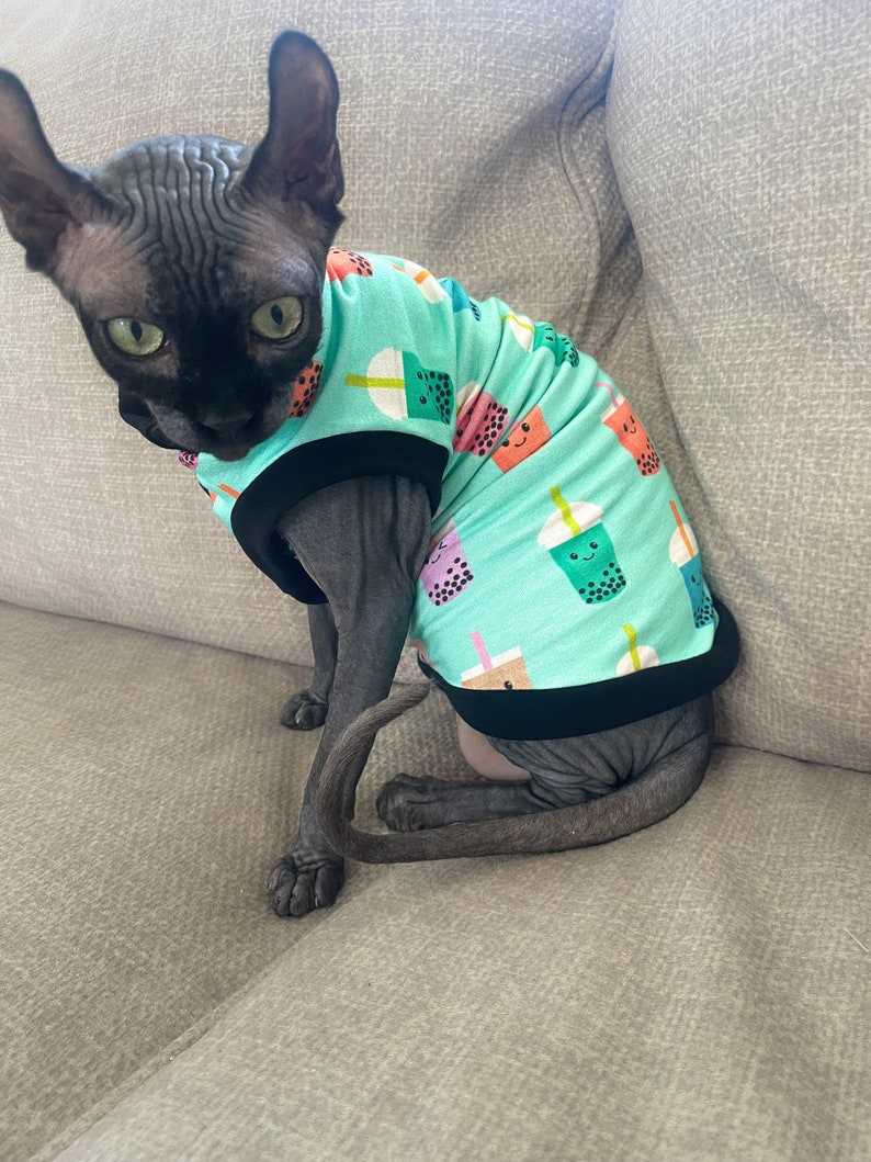 Sphynx Cat Shirt Sphynx Cat Clothes Hairless Cat Clothes Sphynx Cat ...
